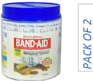 JOHNSON'S BAND AID WASHPROOF ANTISEPTIC Adhesive Band Aid Price in ...