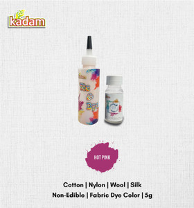 KADAM Tie Dye Hot Pink, Cold Water Fabric Dye Color, 100mL - Tie Dye ...