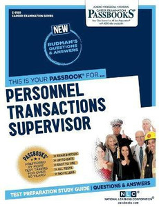 Personnel Transactions Supervisor (C-3150): Buy Personnel Transactions ...