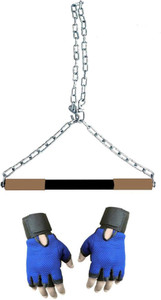 Cp Bigbasket Chin up bar Rod with gloves for Height Increasing Chain ...