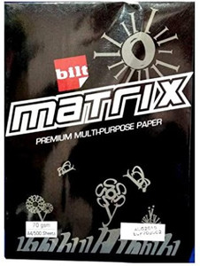 Flipkart.com | bilt Matrix M UNRULED A4 70 gsm A4 paper - A4 paper