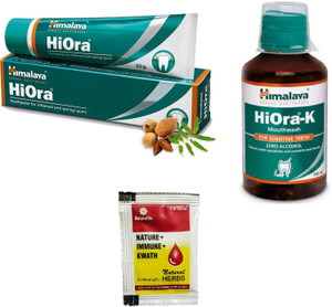 HIMALAYA HiOra Toothpaste for inflames and spongy gums 50g & Hiora ...