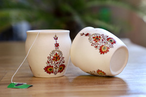 Kaylish Pack of 2 Ceramic Pack of 2 Ceramic Ceramic kulhad ,Kulhar Cups ...