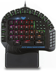 Aula Excalibur One Handed Mechanical Gaming keypad, Blue Switches ...