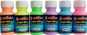 Flipkart.com | Atlas Colours Night Glow Colours, Acrylic Colours ,That ...