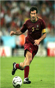 Luis Figo Footballer Wall Poster For Room With Gloss Lamination M3 ...
