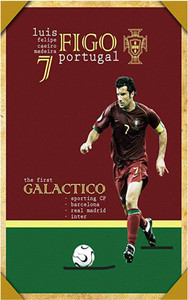 Luis Figo Footballer Wall Poster For Room With Gloss Lamination M9 ...