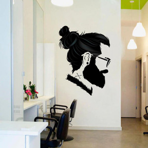 ArtCreative 48 cm Beautiful Art saloon Design Wall Sticker Home Décor ...