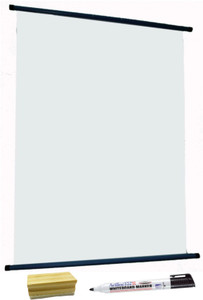 DLR (75 X 55 Cm) Folding white board roll up white writing board with ...