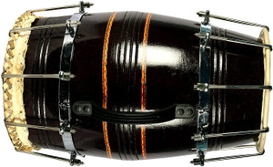 Kannan musical instruments 1 Piece Dholki, Black Nut & Bolts Dholak ...