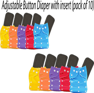 Pagwin reusable washable adjustable button diaper for baby with wet ...