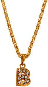 Sullery Crystal Alphabet Initial Letter B Locket Gift For Lover ...