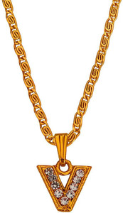 Sullery Crystal Alphabet Initial Letter V Locket Gift For Lover ...