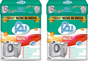 i2u Matic Front/Top Load Detergent Powder - 1 Kg (Pack Of 2) Detergent ...