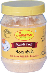 Aasvadana-Authentic Sweets Andhra Kandi Podi (Home-made Toor Dal ...