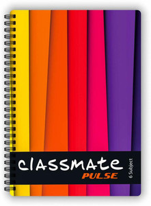 Classmate Pulse Spiral Notebook - Single line, 300 Pages, Wiro, 240mm x ...