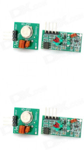 KitsGuru 433Mhz WL RF Transmitter + Receiver Wireless Module (Set of 2 ...