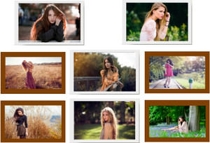 BLFR Wood Wall Photo Frame Price in India - Buy BLFR Wood Wall Photo ...