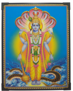 R S Exports Lord Vishnu Photo Beading Frame ( 29 cm x 22.5 cm x 1 cm ...