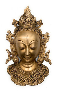 Bhunes Brass Tara Face | Brass Tara Maa Head | Durga Face | Goddess ...