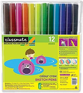 Flipkart.com | Classmate Color Crew Thin Nib Sketch Pens - Sketch Pen