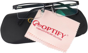 Optify Half Rim Square Frame Price in India - Buy Optify Half Rim ...