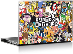 P3 Design Cartoon Network Collage Laptop Skin Sticker for Laptops Upto ...