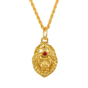 DULCI Gold Tone Lord Narasimha God Narsingh Chain Pendant Locket ...