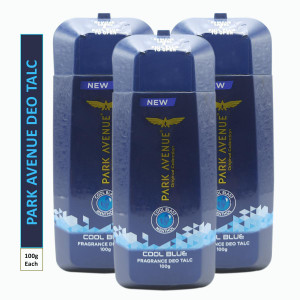 PARK AVENUE Three COOL BLUE FRAGRANCE DEO TALC (Pack Of 3) - Price in ...