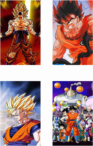 Dragon Ball Z Combo Poster Set of 4 Posters With Gloss Lamination M14 ...