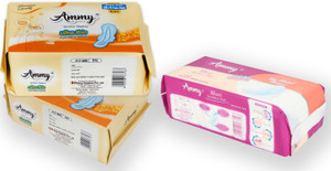 Ammy XXL Ultra Thin & Maxi Rash Free Soft Cottony 72 Pads for Ladies ...