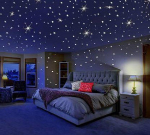 Ashamohar 3 cm Galaxy of Stars with Moon Radium Night Bedroom/living ...