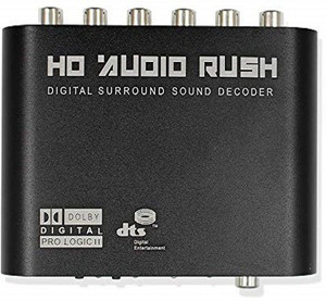 techut 5.1 ch Audio Rush Digital Sound audio Decoder Converter ...