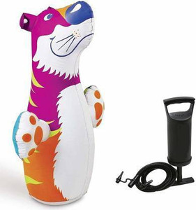 Zooglu iger Shape Hit Me Toy for Kids with Air Pump | Sand/Water Filled ...