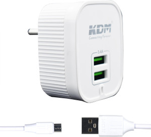KDM 17 W 3.4 A Wall Charger for Mobile with Detachable Cable - KDM ...