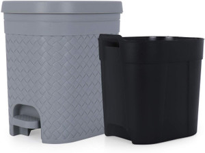 KOLORR Stitch Pedal Dustbin with Inner Bucket for Home & Office - 7 ...