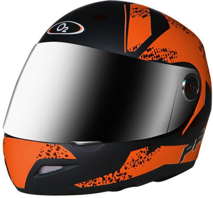 O2 Max Pro Full Face Helmet with Scratch Resistant Mercury Visor, Cross ...