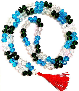 SHREENATHJI Crystal Mala Budh Shukra Shani Triple Power Pack Diamond ...