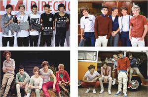 One Direction Combo Poster Set of 4 Posters With Gloss Lamination M13 ...