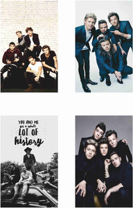 One Direction Combo Poster Set of 4 Posters With Gloss Lamination M18 ...