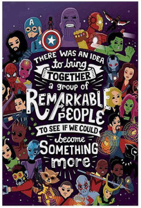 Marvel Avengers Poster | Poster For Room | Paper Print - Decorative ...