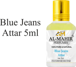 Al-Mahir Blue Jeans Attar 5ml For Unisex - Pure Natural (Non-Alcoholic ...