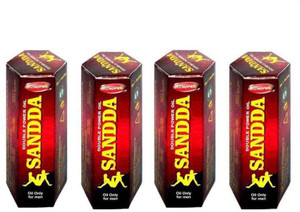 Dr Chopra Sandda pack of 4 x 15 ml Double Power Sanda Massage Oil For ...