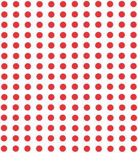 Vama Fashions Big Red round Bindi velvet Stickers for women daily use ...