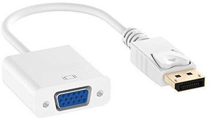 TERABYTE VGA Cable 0.25 m 25 CM Display Port (DP) Male to VGA Female ...