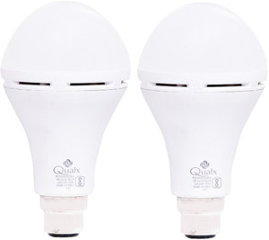 QUALX Rechargeable Emergency Inverter 2 Bulb 3.5 hrs Bulb Emergency ...