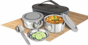 Flipkart.com | UCOOK KU00211 2 Containers Stainless Steel Office Lunch ...