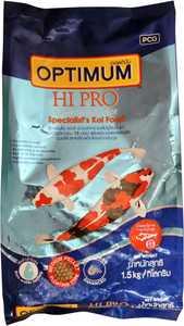 pcg Optimum Hi Pro Growth & Colour Medium Pellets 1.5 kg Dry Young ...