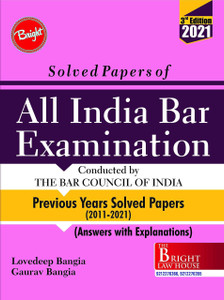 All India Bar Examination Solved Papers (2011-2020) [previous Years ...