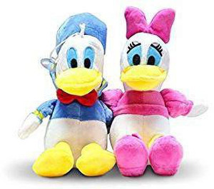 Gadget Mart 35 cm DONALD DUCK AND DAISY DUCK COMBO PACK OF 2 SOFT TOY ...